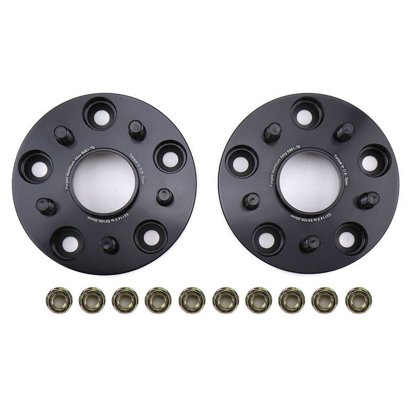 20mm Hubcentric Wheel Spacers for Subaru BRZ Impreza WRX 5x100 Titan Wheel Accessories